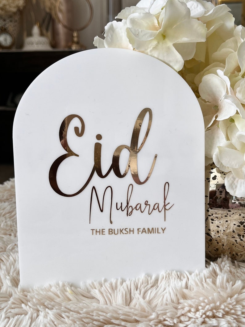 Acrylic Sign Personalised Sign Eid Sign Ramadan Sign - Etsy Australia