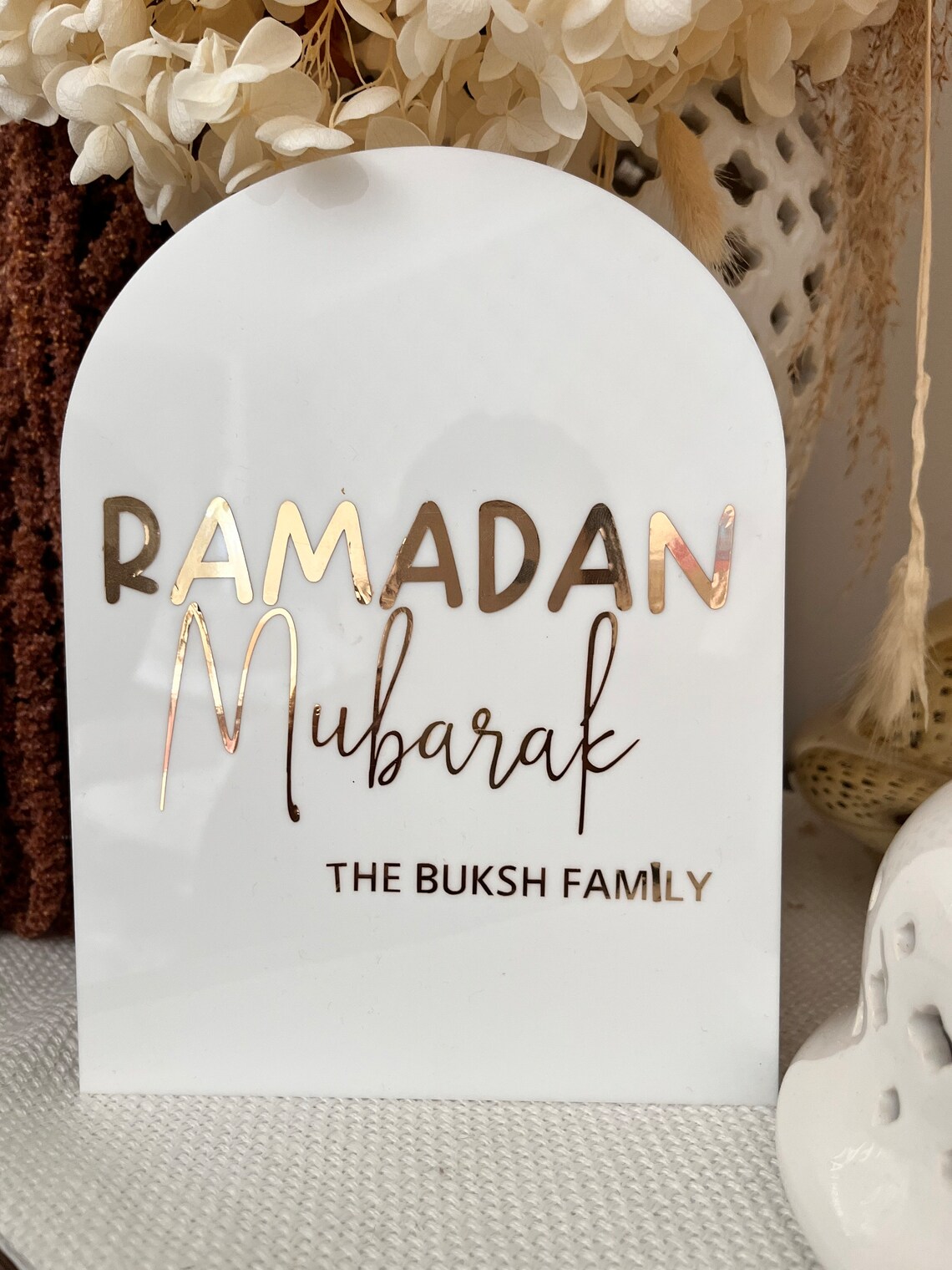 Acrylic Sign Personalised Sign Eid Sign Ramadan Sign - Etsy Australia