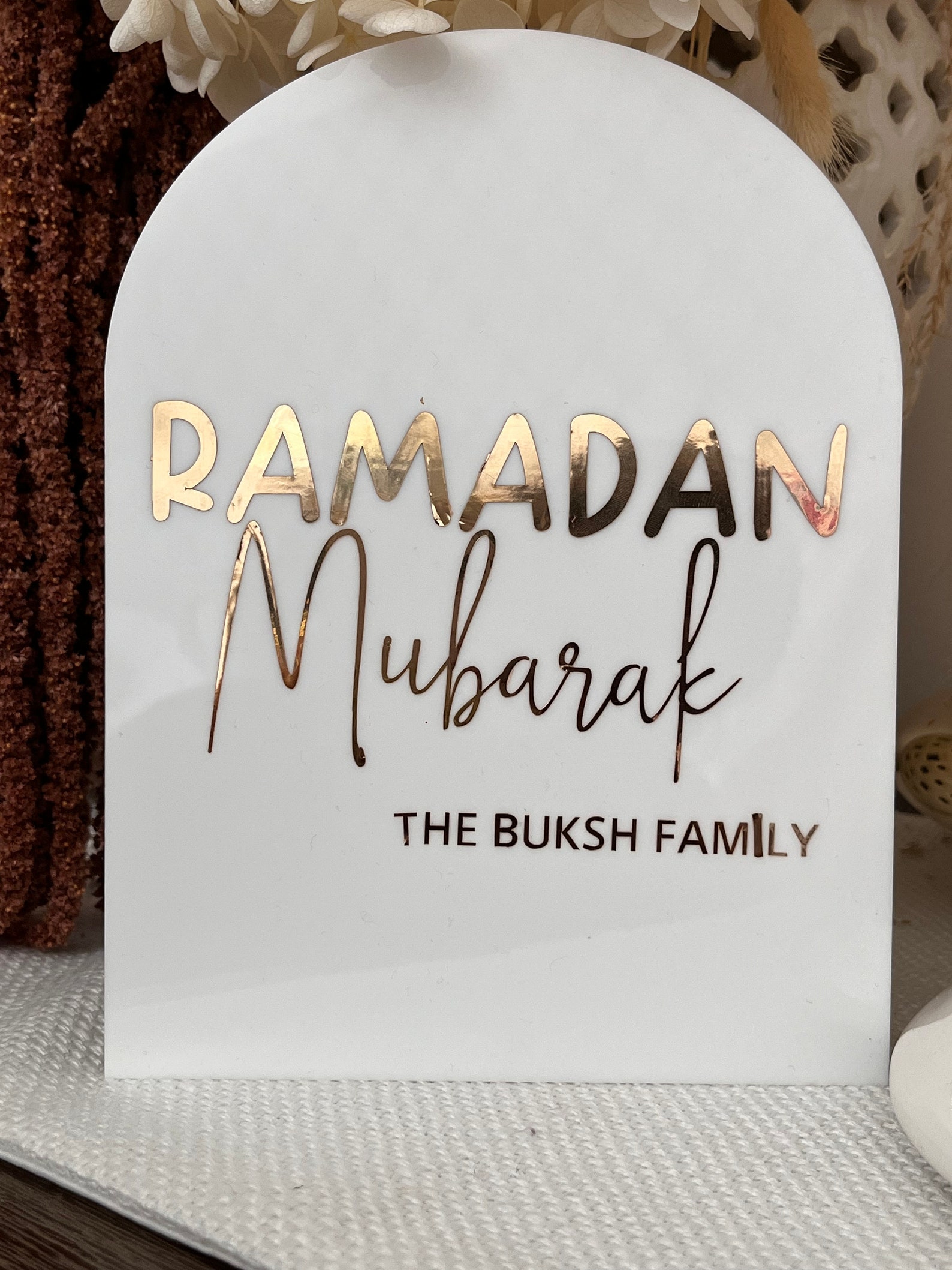 Acrylic Sign Personalised Sign Eid Sign Ramadan Sign - Etsy Australia