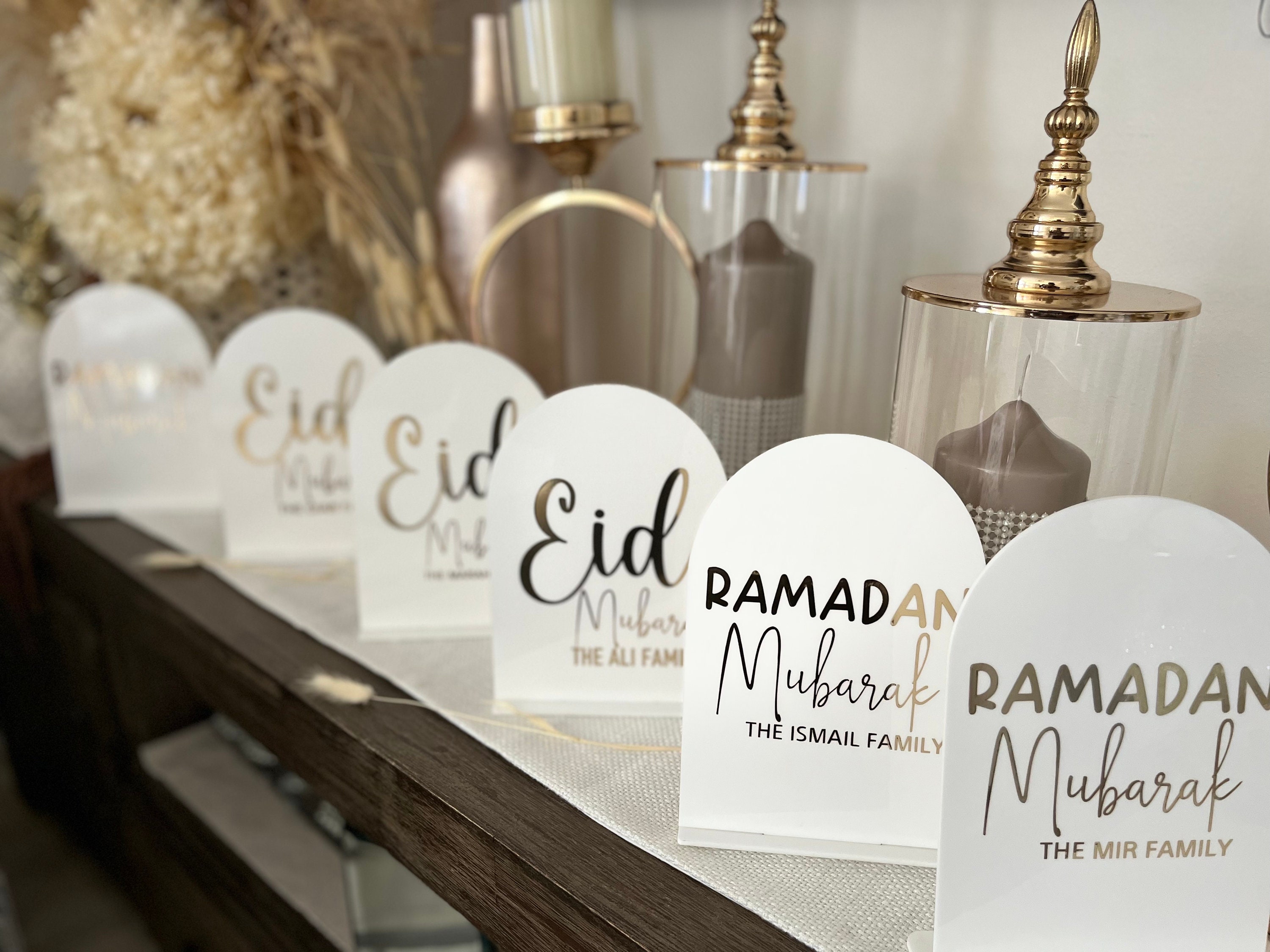 Acrylic Sign Personalised Sign Eid Sign Ramadan Sign - Etsy Australia