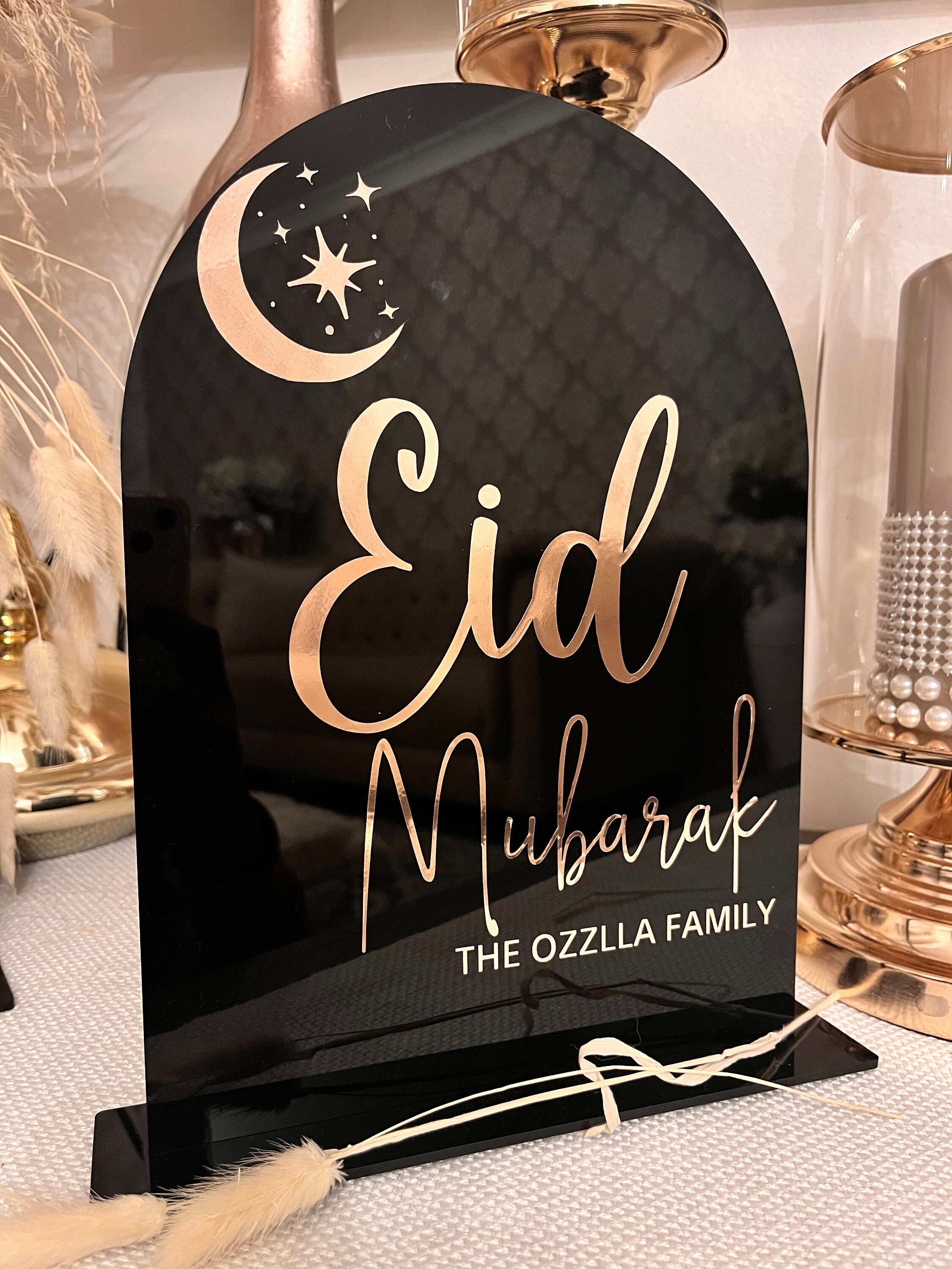 Acrylic Sign, Personalised Sign, Eid Sign, Ramadan Sign, Ramadan ...