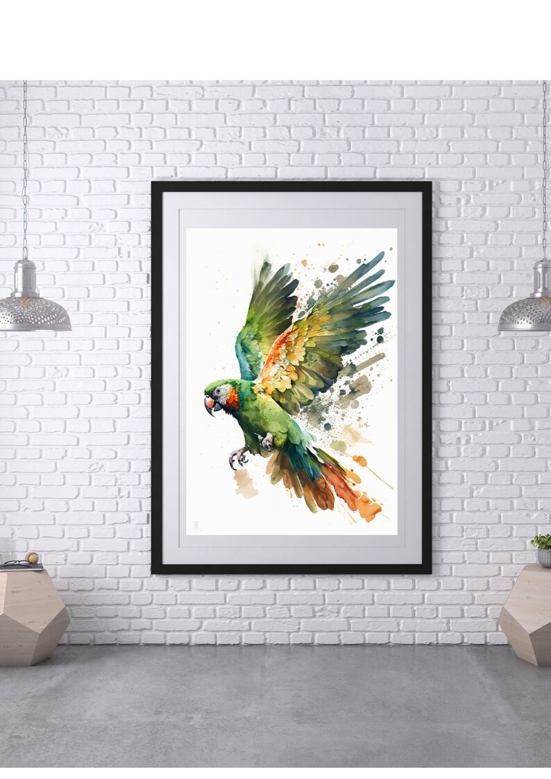 Printable Aviary Bird Gallery Wall Art Set Set of 6 - Etsy