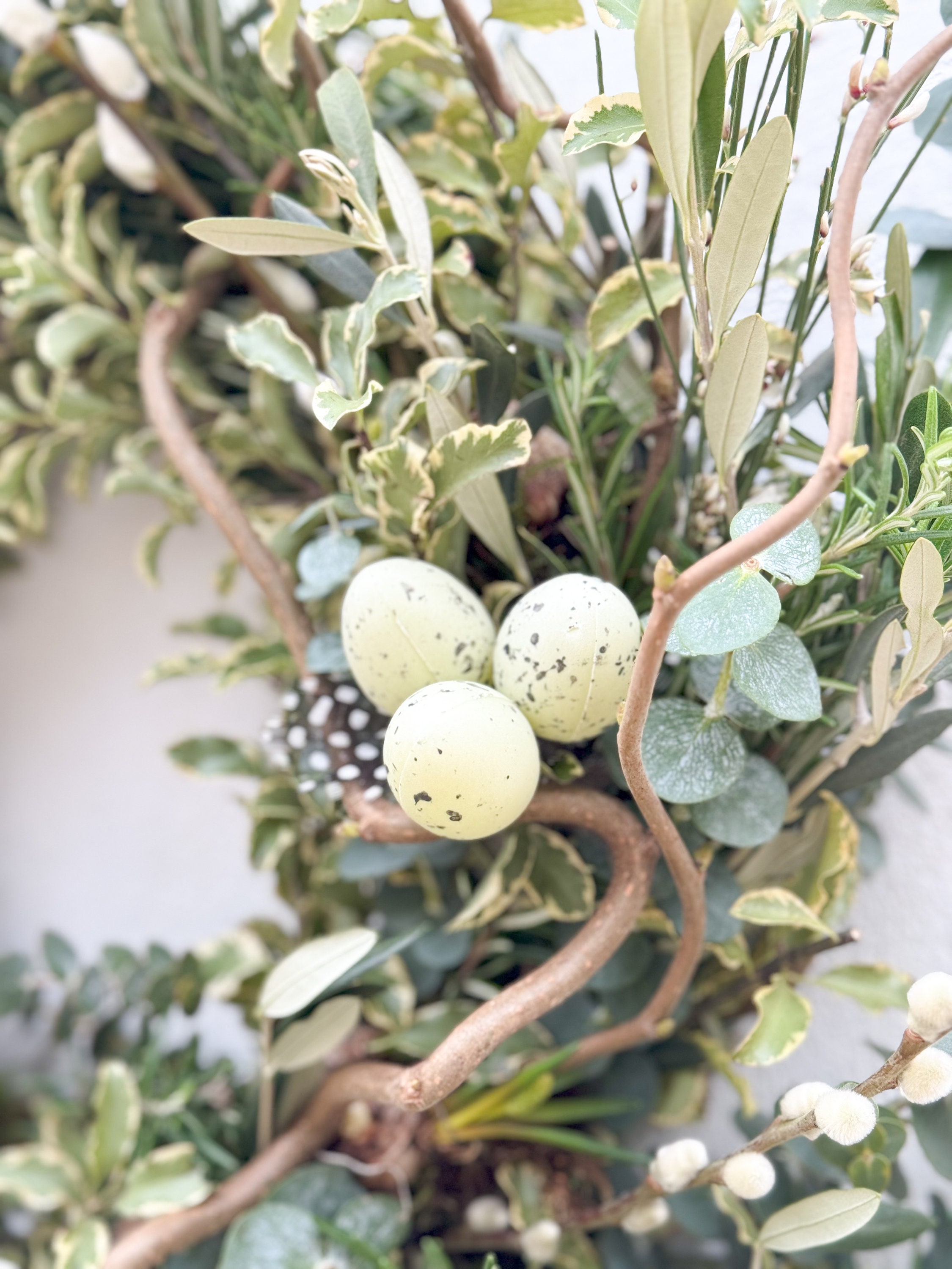 Spring/easter Wreath Kit DIY Wreath Kit Door Wreath Fresh Flowers Fresh ...