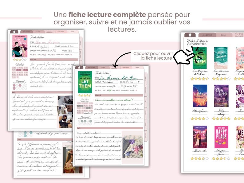 Journal De Lecture Digital Français Goodnotes Et Autres Applications ...