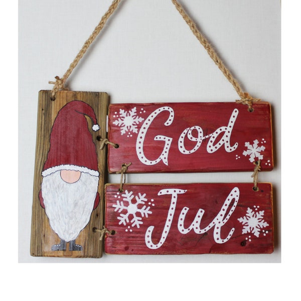 God Jul Sign - Etsy