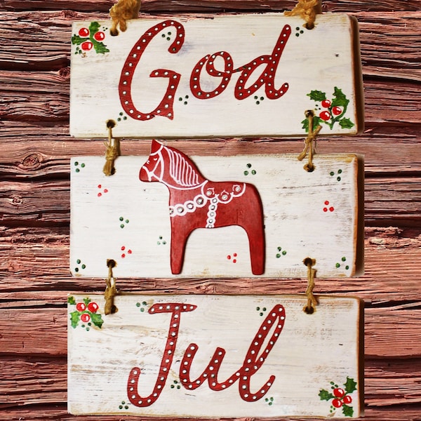 God Jul Sign - Etsy