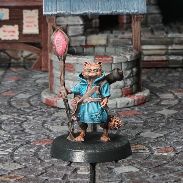 Tabaxi Cleric Miniatures - Etsy