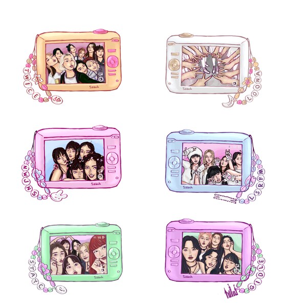 Lesserafim Stickers - Etsy