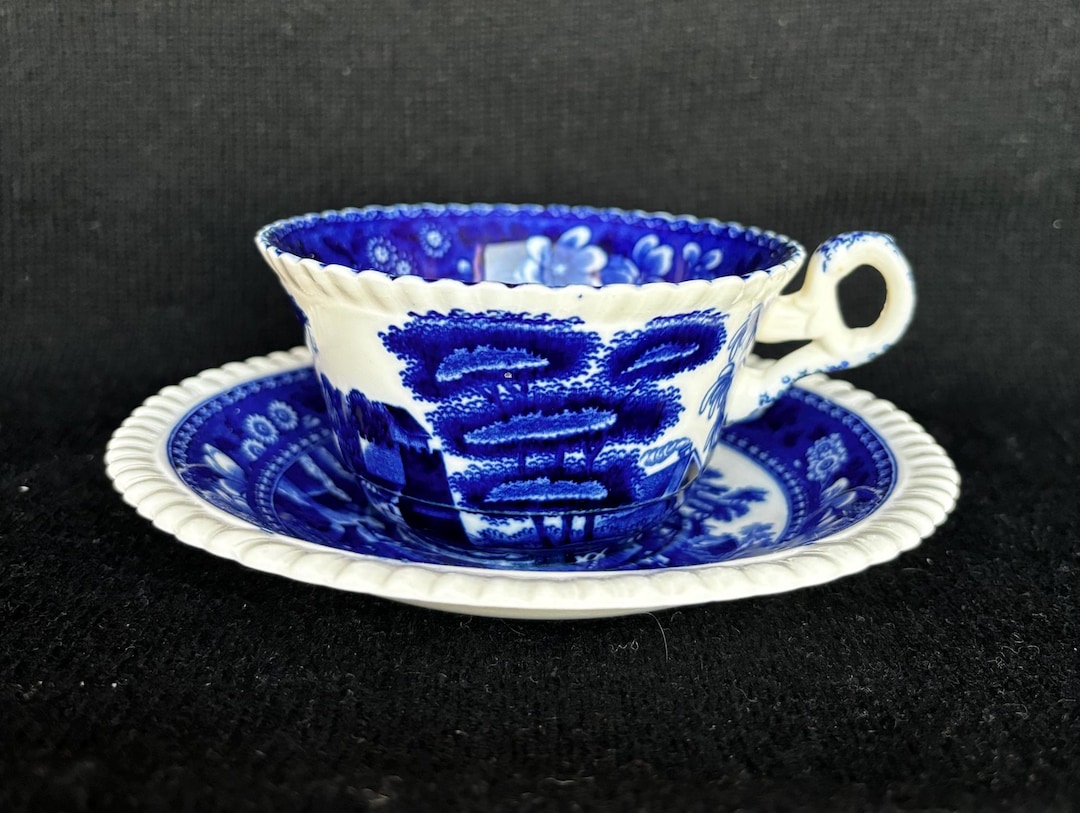 Vintage 1960's Spode Tea Cup and Saucer, Spode's Tower, England ...