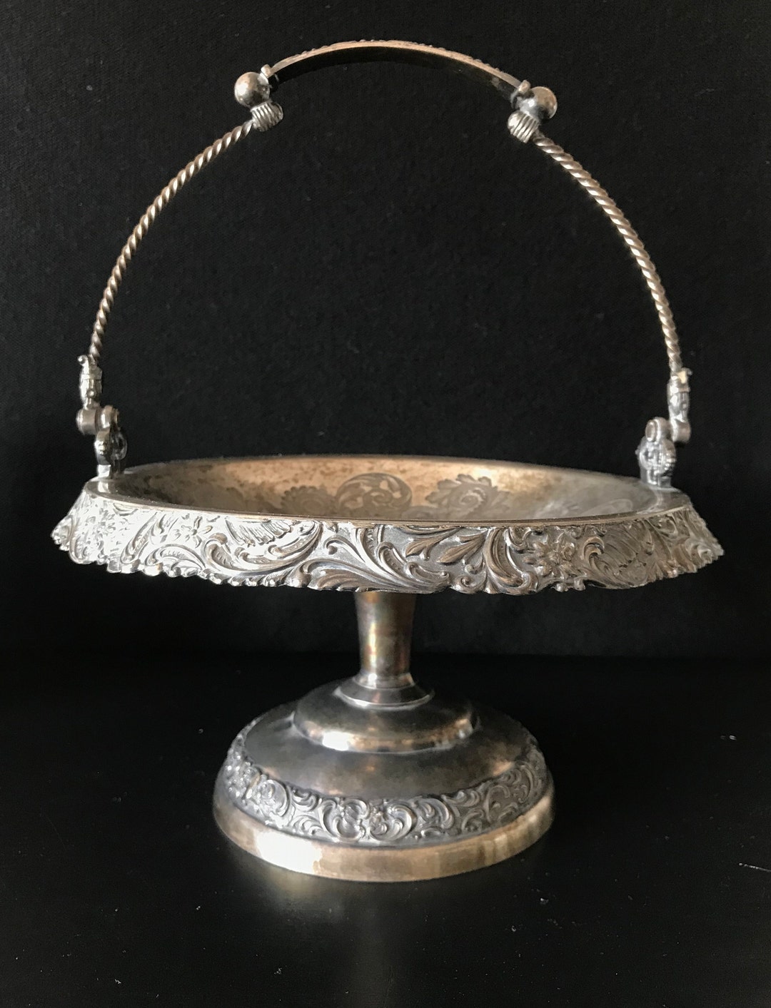 Antique Victorian Bridal Cake Basket - Etsy