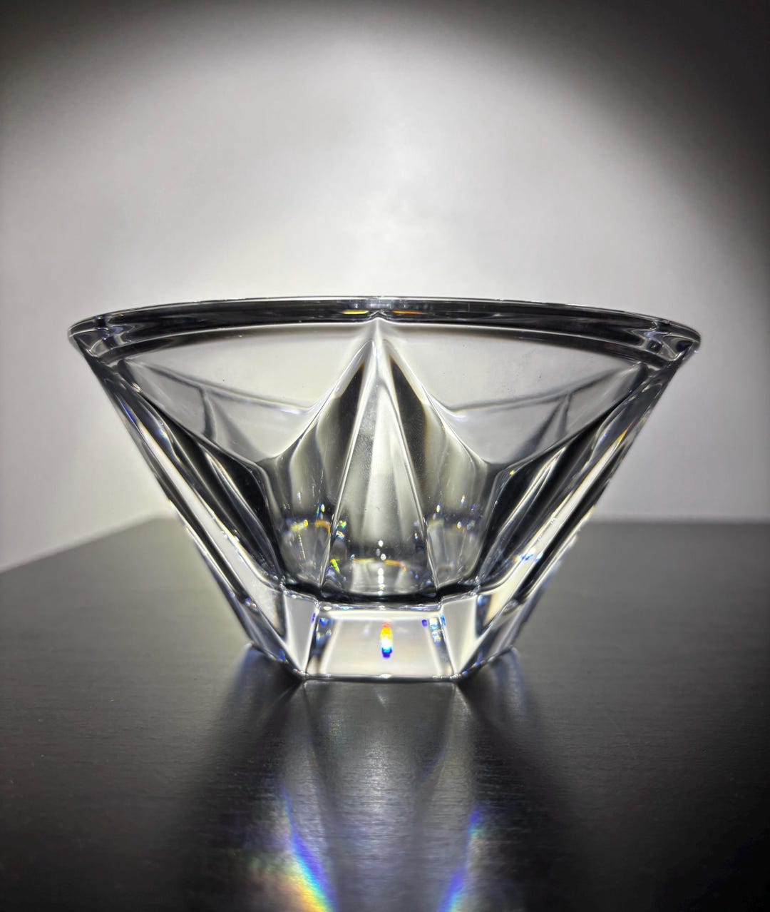 Vintage Baccarat Hexagram Star Cut Crystal Bowl With Box, France - Etsy