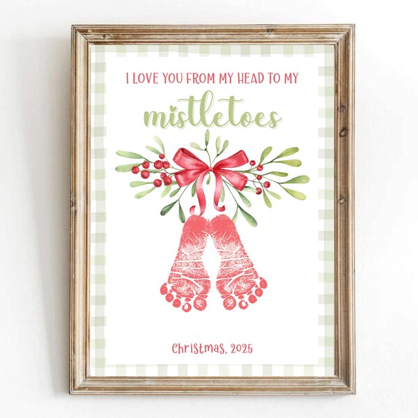 Mistletoes Footprint My - Etsy