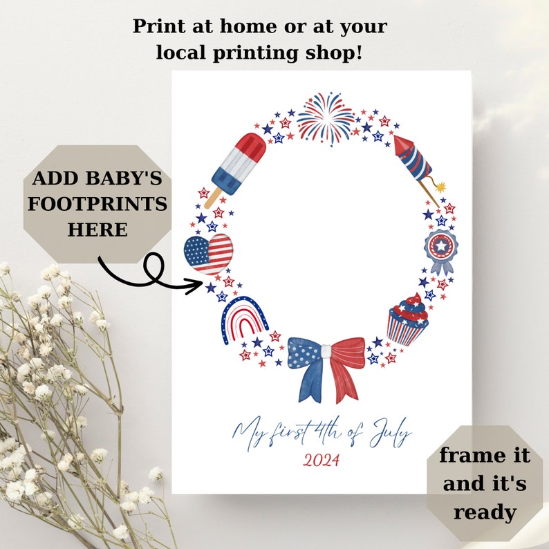 Sparkler Handprint Art / 4th of July Independence Day USA America ...