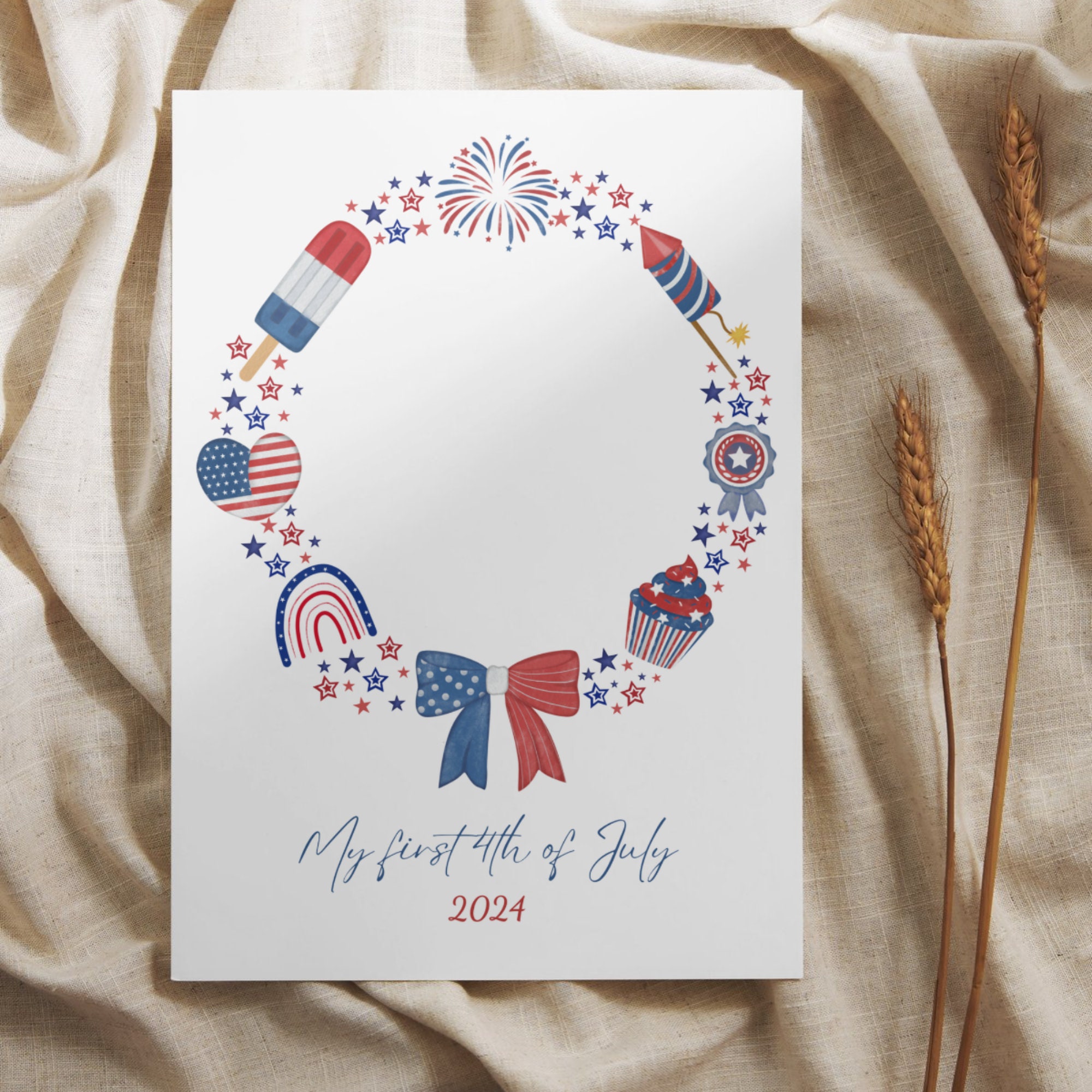 Sparkler Handprint Art / 4th of July Independence Day USA America ...