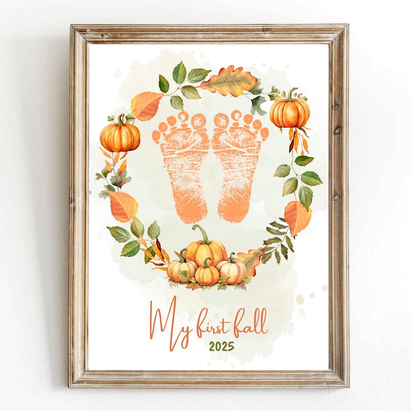 Nicu Footprint Fall Crafts - Etsy