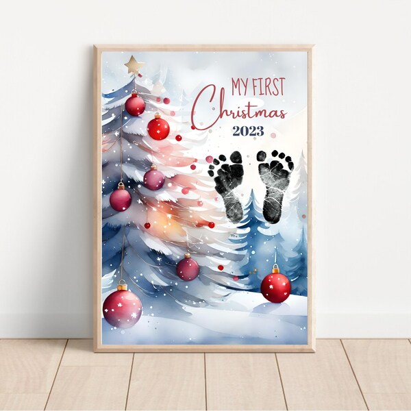 Christmas Handprint - Etsy