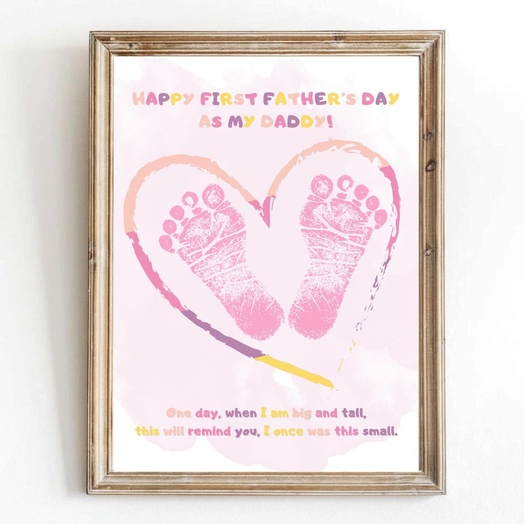 Father's Day Printable, World's Best Dad Handprint Art, Activity Page ...