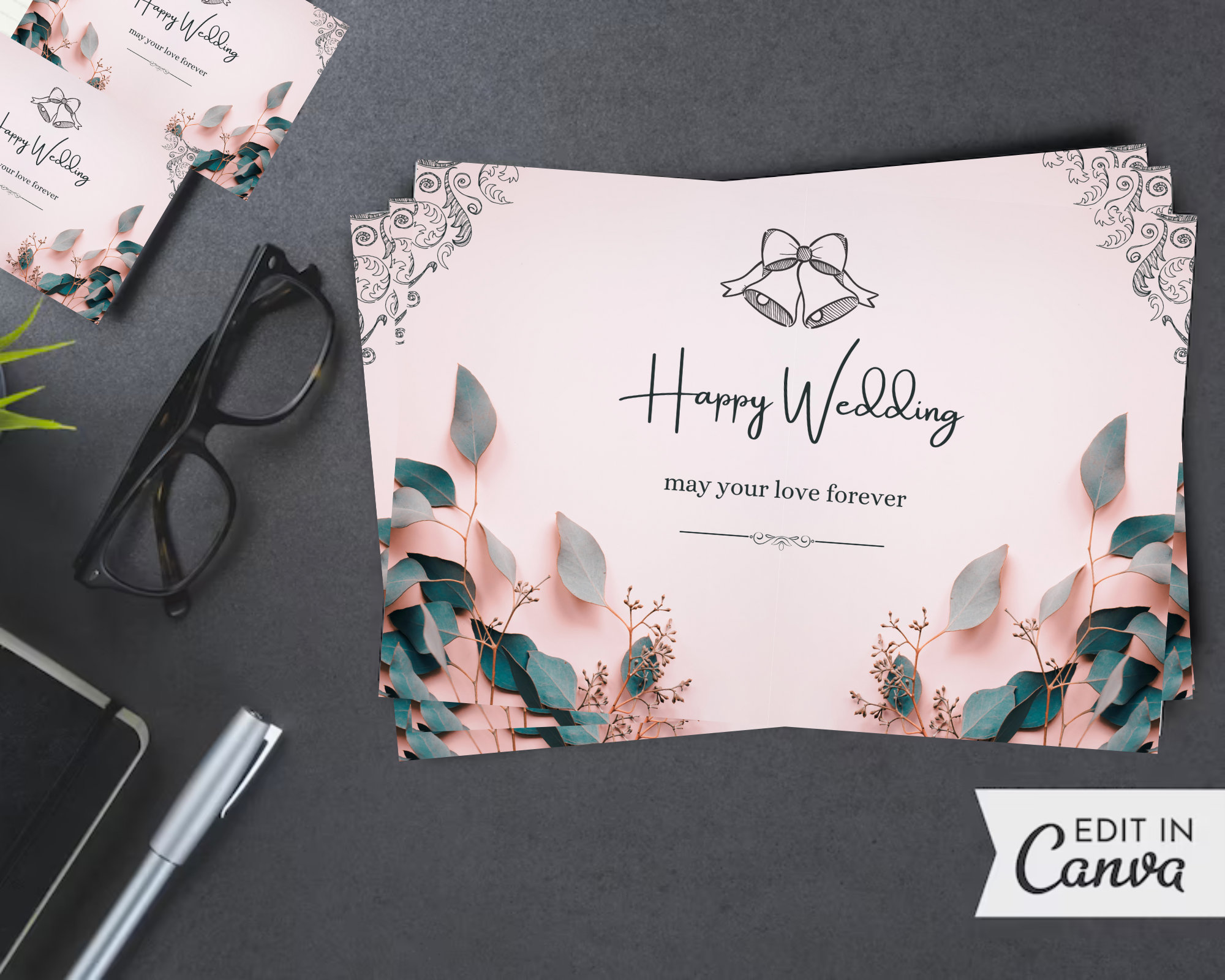 Happy Wedding Digital Printable Card Printable Card Digital Download ...