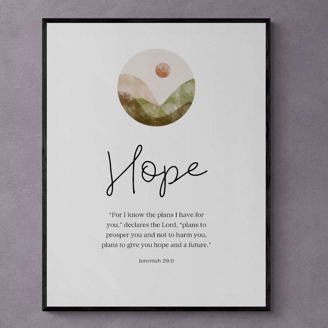 Hope Definition, Printable Wall Art, Hope Print, Hope Printable, Hope ...