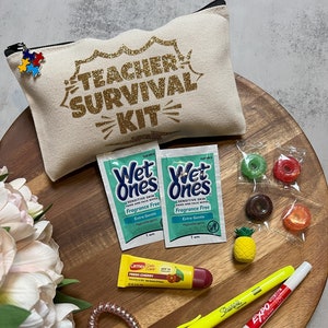 Teacher Survival Kit: Customizable, 12 Essential Items in Durable ...