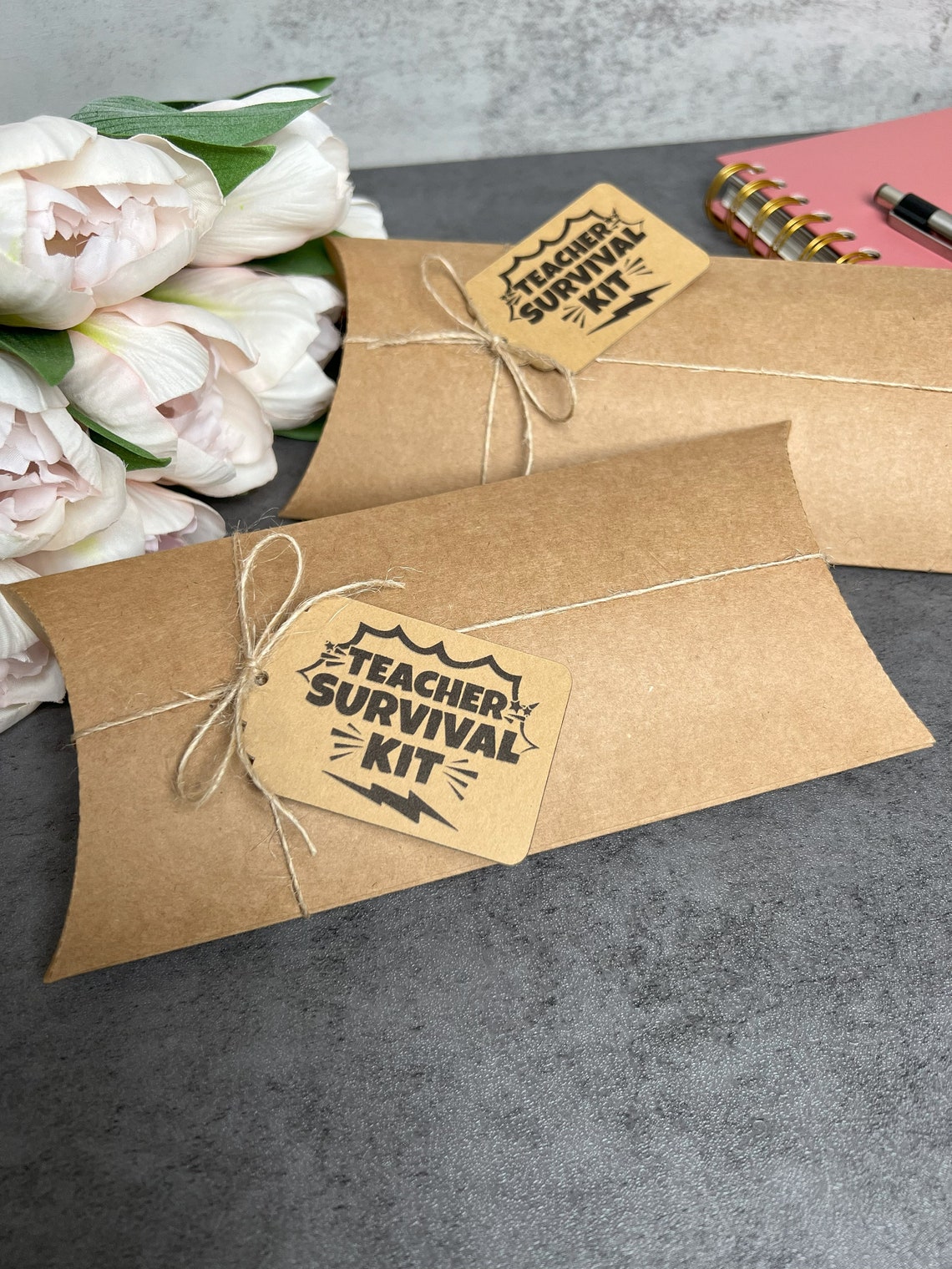 Teacher Survival Kit: Back to School Gift Set With 11 Items in Kraft ...