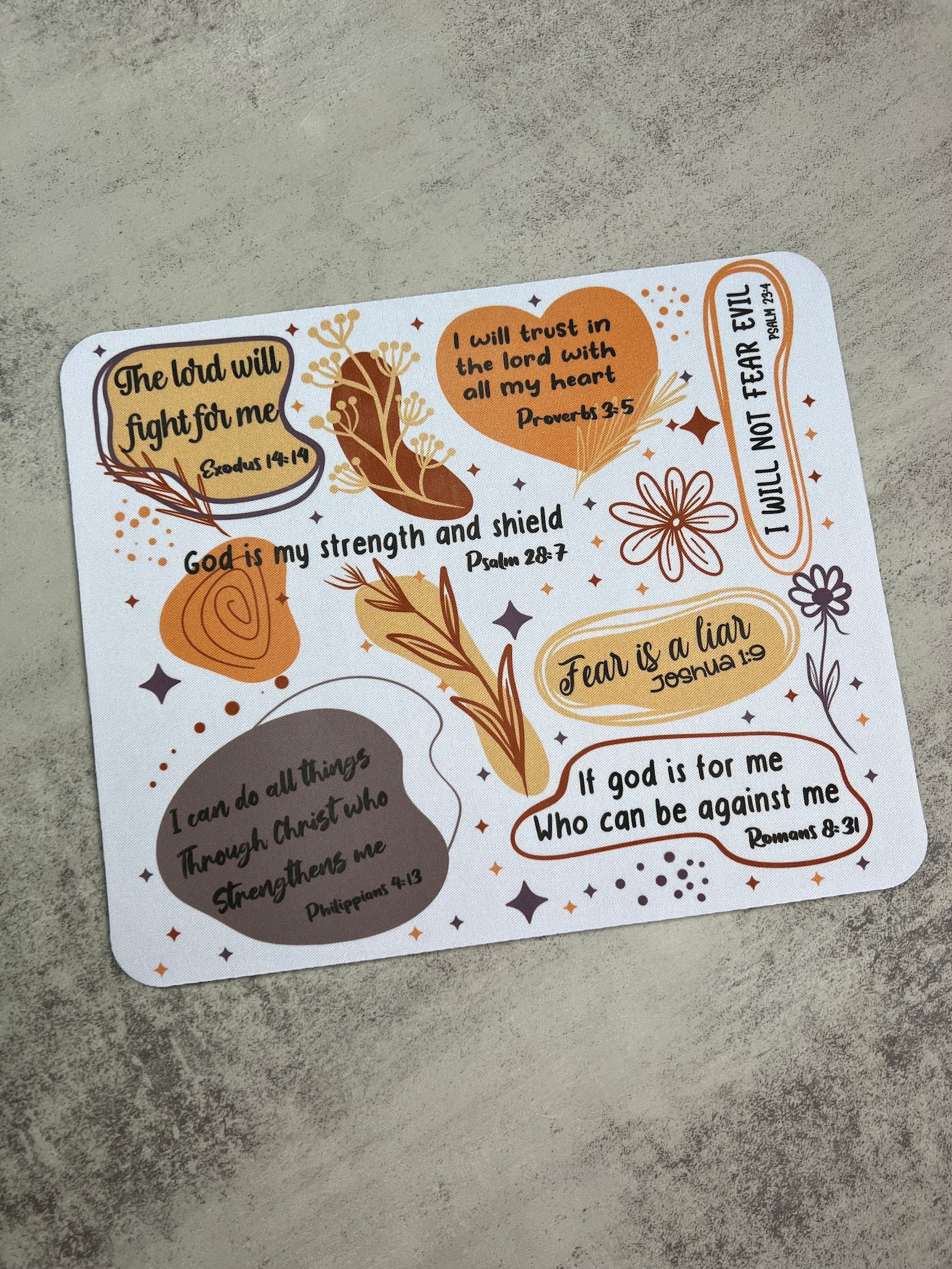 Custom 'christian Affirmations' Mouse Pad - 9.5 X 7.9 Inches (24 X 20 ...