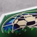 Soccer 3D Shadow Box Art, Goal Glory, Soccer Gift Football Frame ...