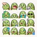 Turtle Emotes X 46 for Twitch and Discord Emote | Turtle Twitch Emote ...