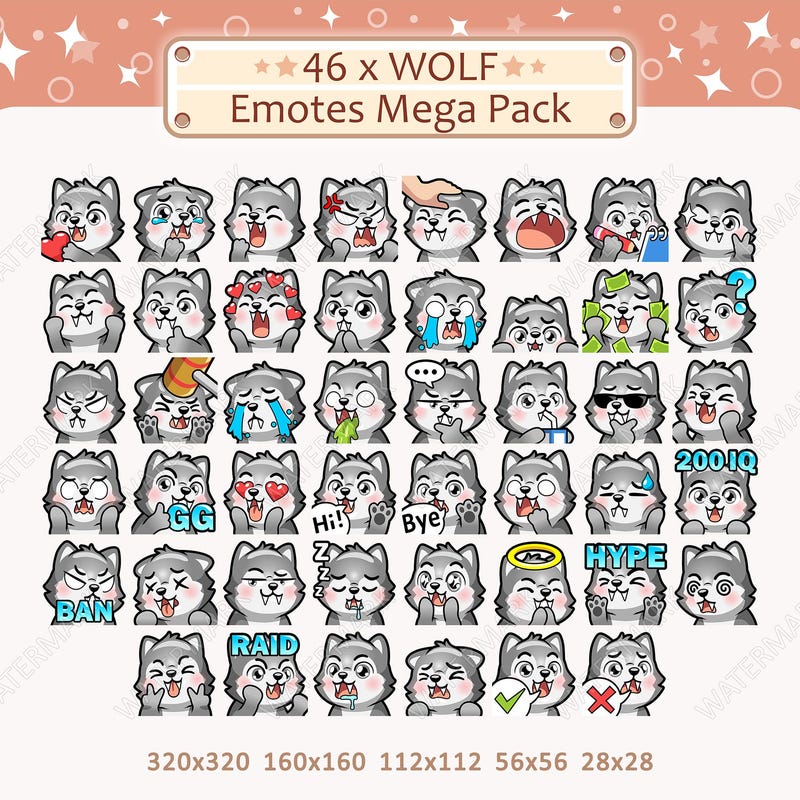 1/12 Wolf - Etsy