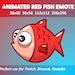 Red Fish Animated Emote for Twitch, Discord, and Youtube / Animated ...