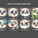 Panda Emotes Pack 4 / Emotes for Twitch Emote, Discord Emote, and ...