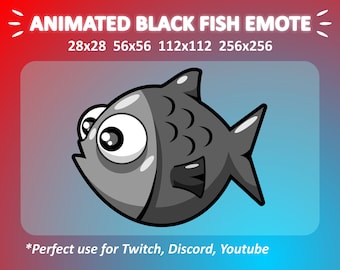 Pink Fish Animated Emote for Twitch, Discord, and Youtube / Animated ...