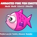 Pink Fish Animated Emote for Twitch, Discord, and Youtube / Animated ...