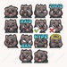 Black Dog Emotes X 46 for Twitch & Discord Emote Black Dog Twitch Emote ...
