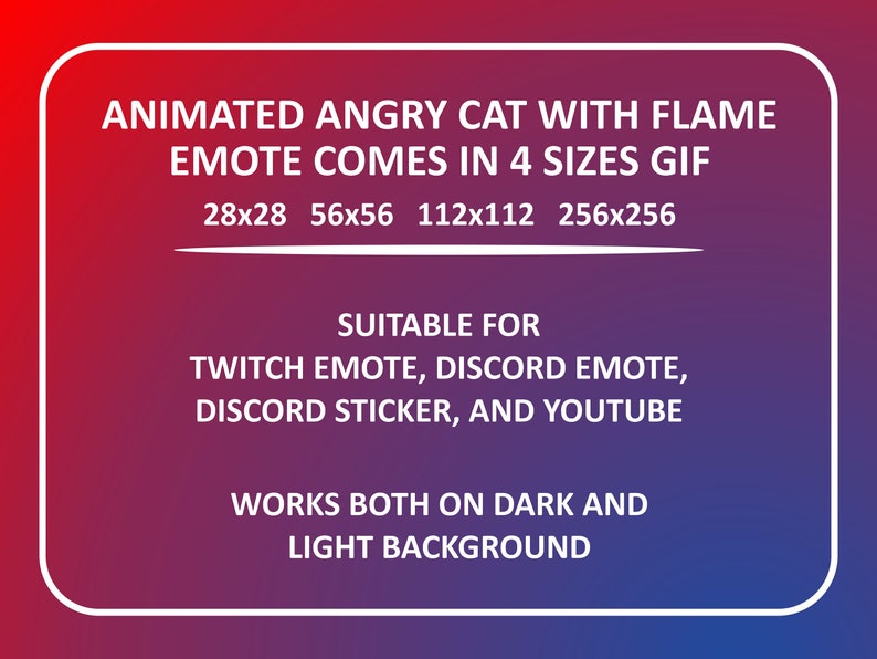 Angry Ginger Cat Animated Emote for Twitch Discord and - Etsy