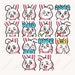 White Bunny Emotes X 46 for Twitch & Discord Emote | White Rabbit ...