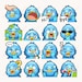 Bird Emotes X 46 for Twitch and Discord Emote | Blue Bird Twitch Emote ...