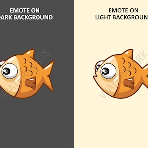 Fish Animated Emote for Twitch, Discord, and Youtube / Animated Fish ...