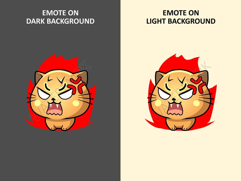 Angry Ginger Cat Animated Emote for Twitch, Discord, and Youtube ...