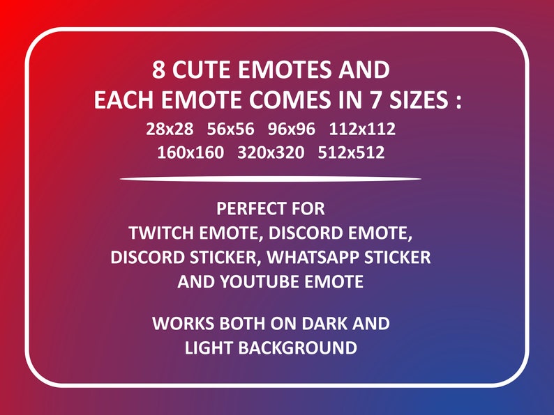 White Cat Emotes Pack #1 / for Twitch Emote, Discord Emote, and ...