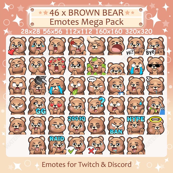 White Cat Emotes Pack 5 / for Twitch Emote, Discord Emote, and Whatsapp ...