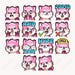 Pink Fox Emotes X 46 for Twitch & Discord Emote | Pink Fox Twitch Emote ...