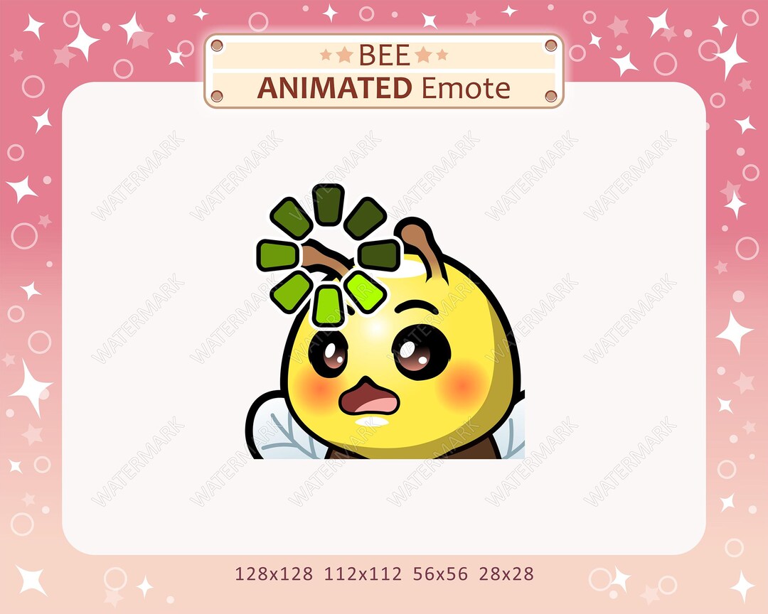 Animated Bee Emote / Loading Sign Emote / Confused Emote | Twitch and ...