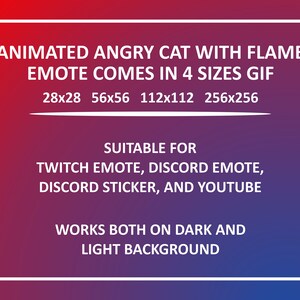 Angry Cat Animated Emote for Twitch, Discord, and Youtube / Animated ...