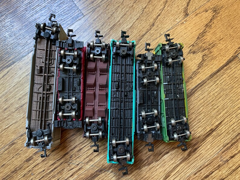 Bachman N Scale Vintage Train Car Lot of 6 - Etsy