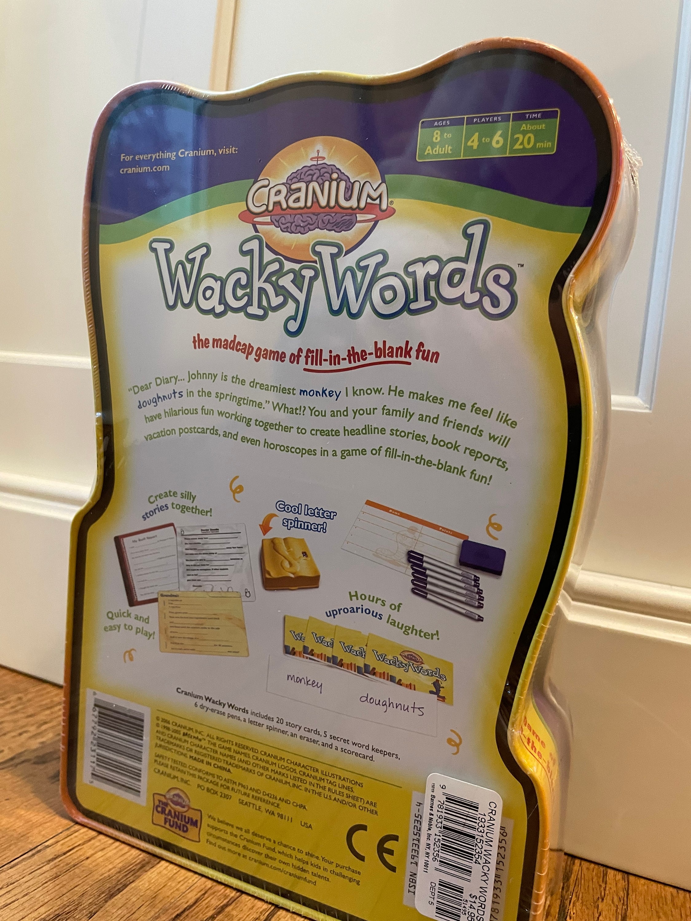 Cranium Wacky Words Edition W/ Tin Box, 2006, Brand New/factory Sealed ...