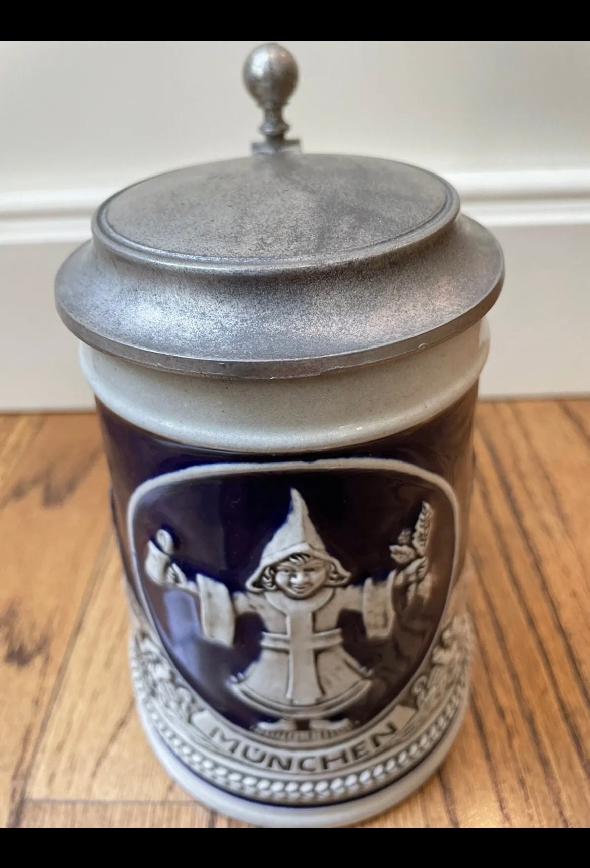 Mid-century Western Germany Gerz Beer Stein With Münchner Kindl (munich ...