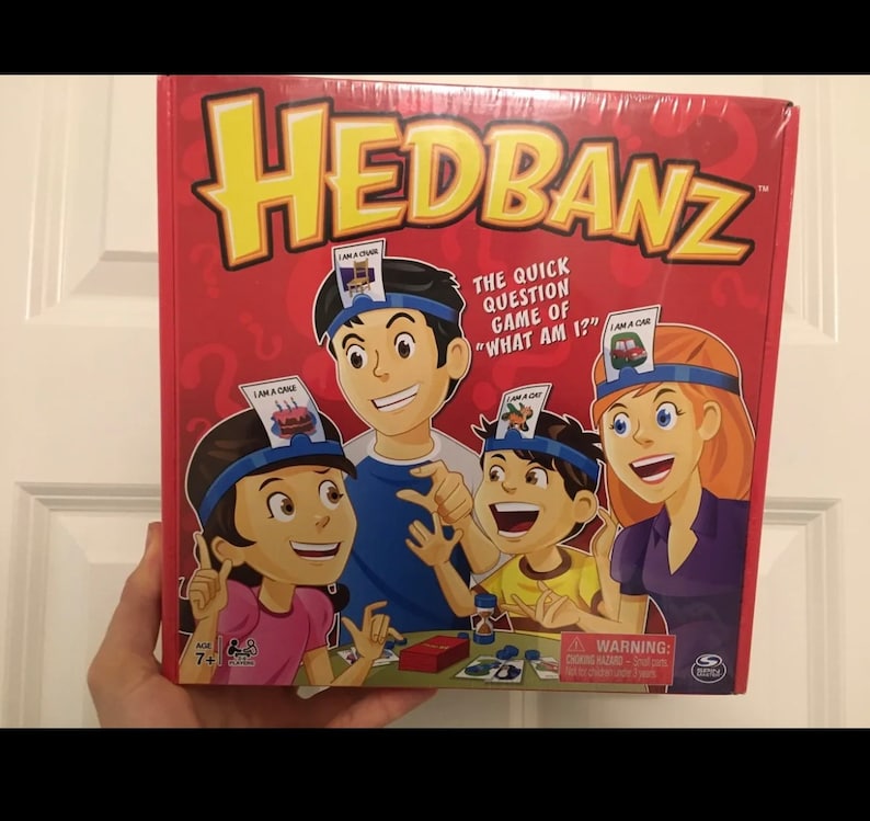 Hedbanz Party Board Game Headbands Spin Master Kids Fun Boy Girl Toy Family USA. - Etsy