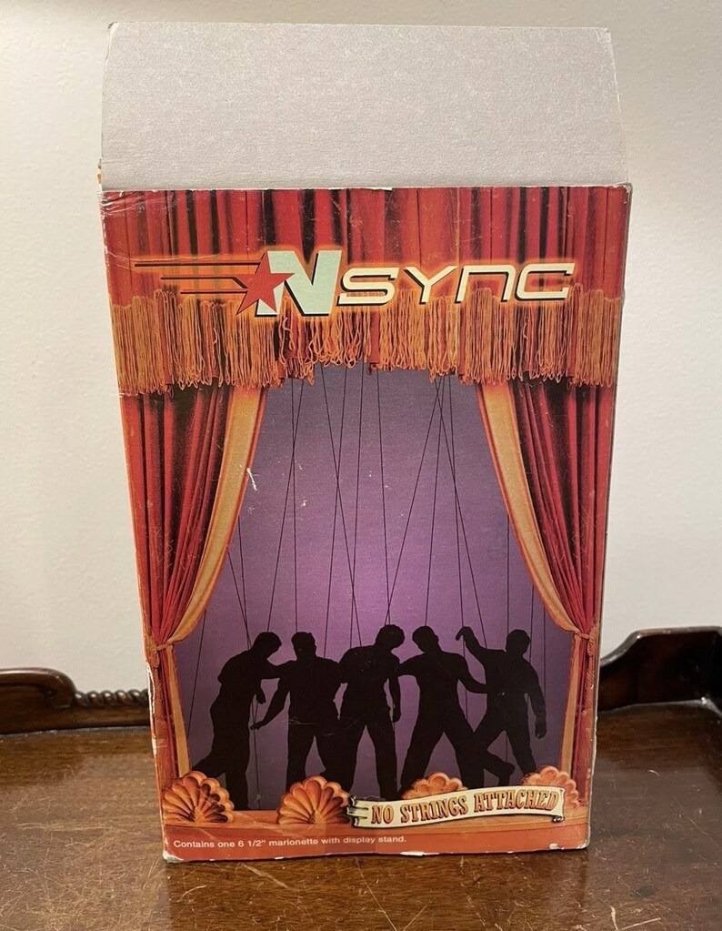 Vintage NSYNC Chris Marionette Doll Figure 2000 Living Toyz-open Box - Etsy