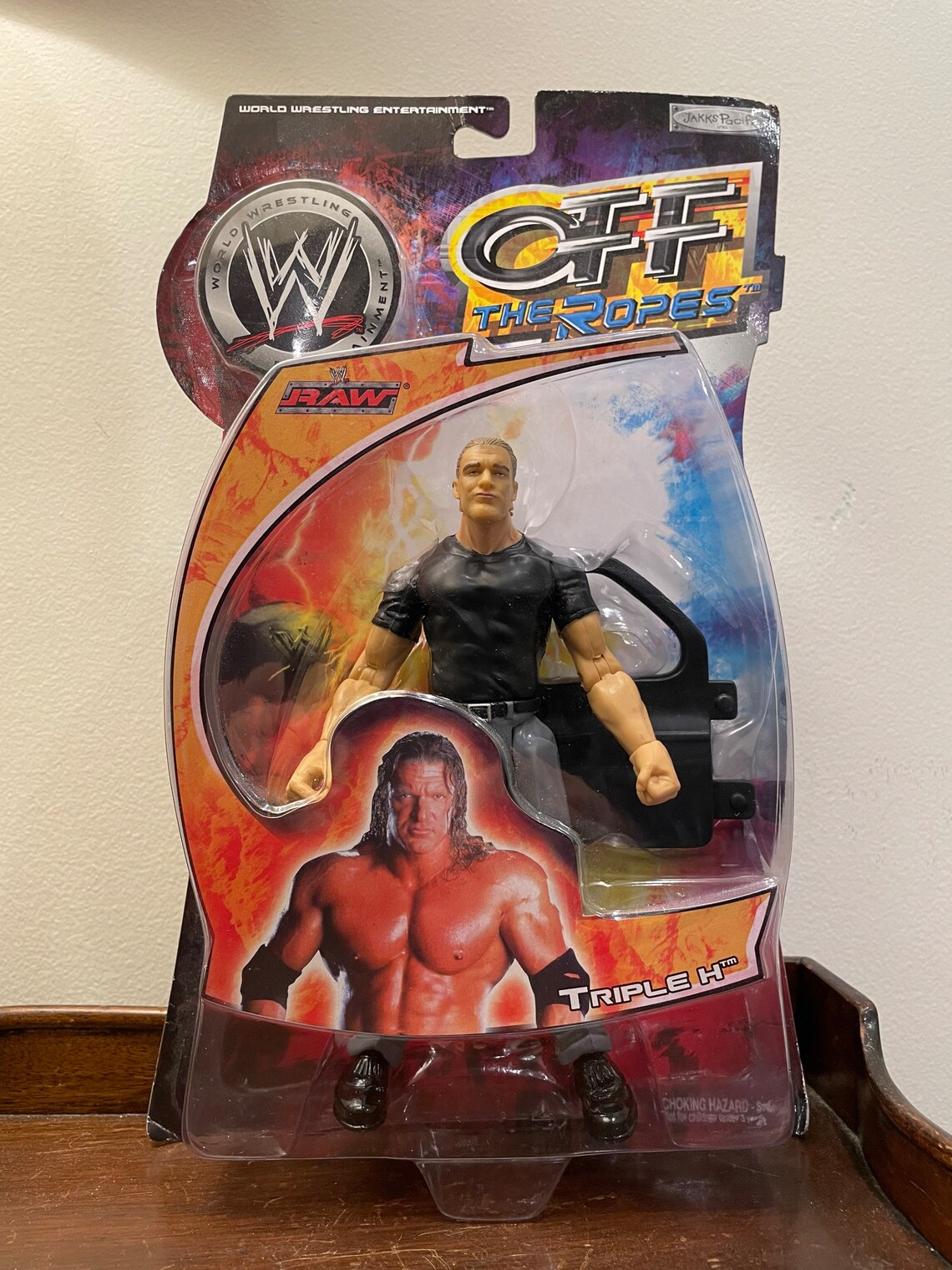 WWE Triple H off the Ropes 2003 Jakks Pacific Action Figure-factory ...